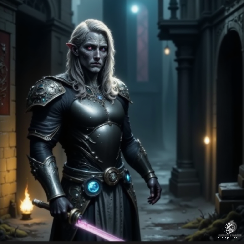 Elf Warlock | Npc Fantasy Art | CharGen