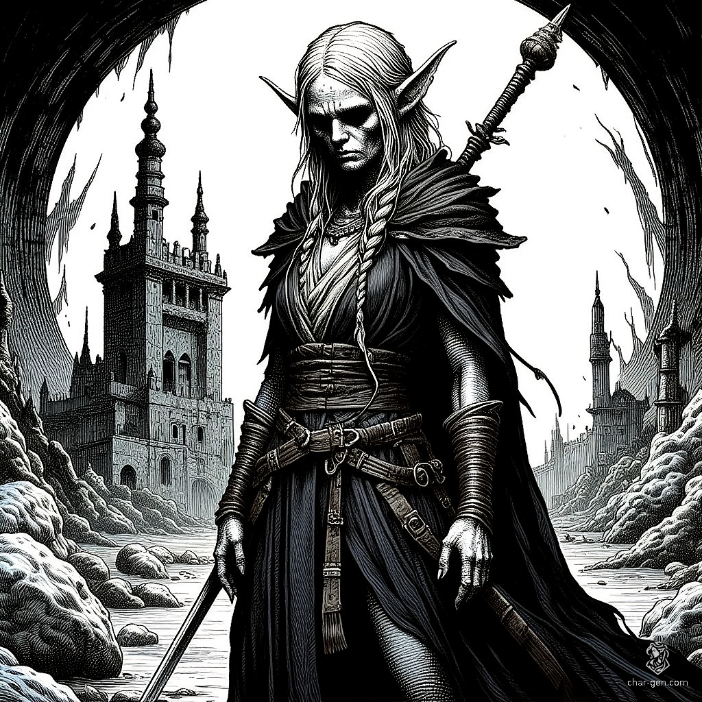 Elf Rogue | Npc Fantasy Art | CharGen