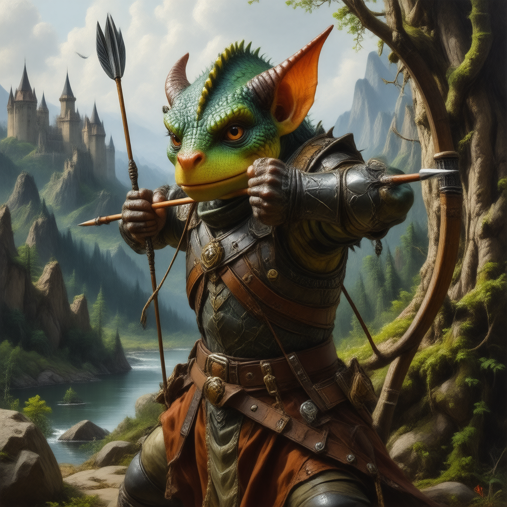 Kobold Ranger | Npc Fantasy Art | CharGen