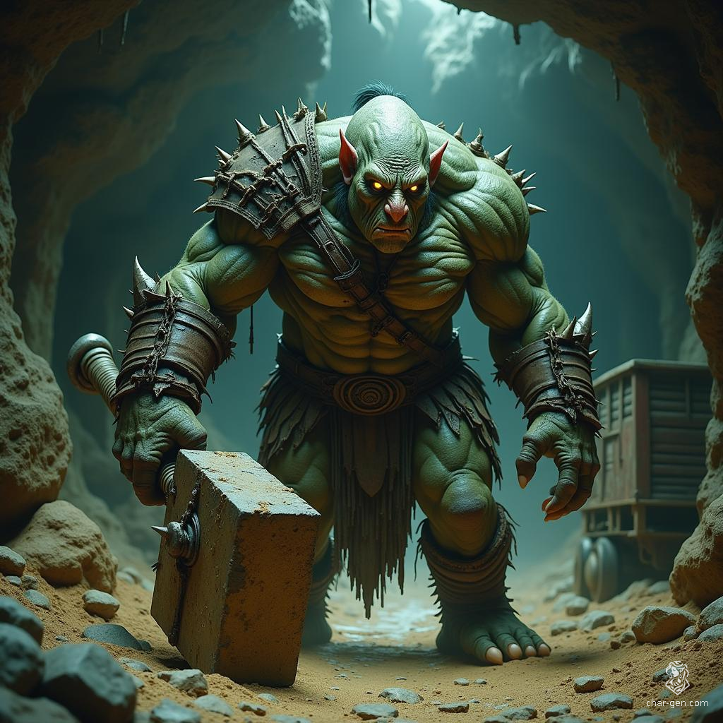 CharGen: D&D Monster Art by Druid2909 - in Abandoned Mine