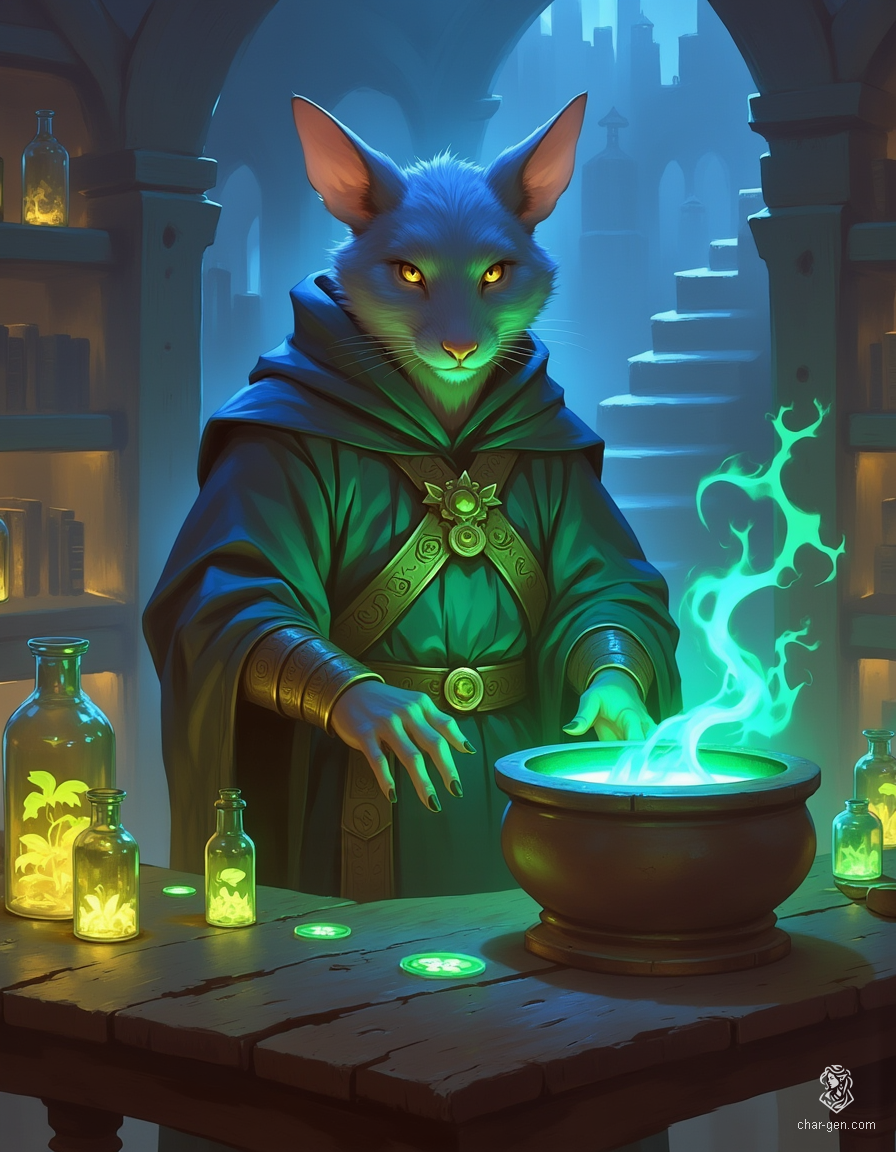 CharGen: D&D Npc Art by TheTrueEmperor - Skaven Wizard Apothecary in ...