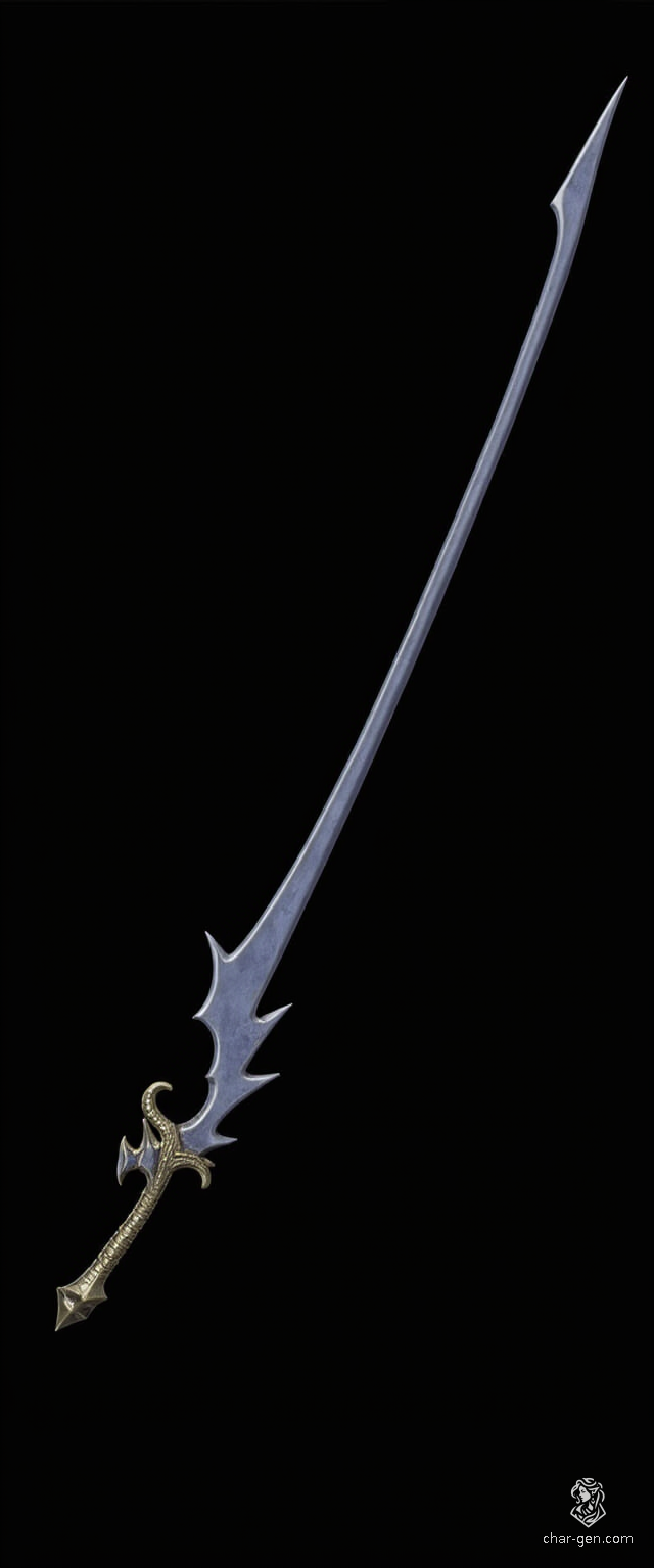 CharGen: D&D Character Art by Sorcerer3867 - in Dragon wing shaped sword