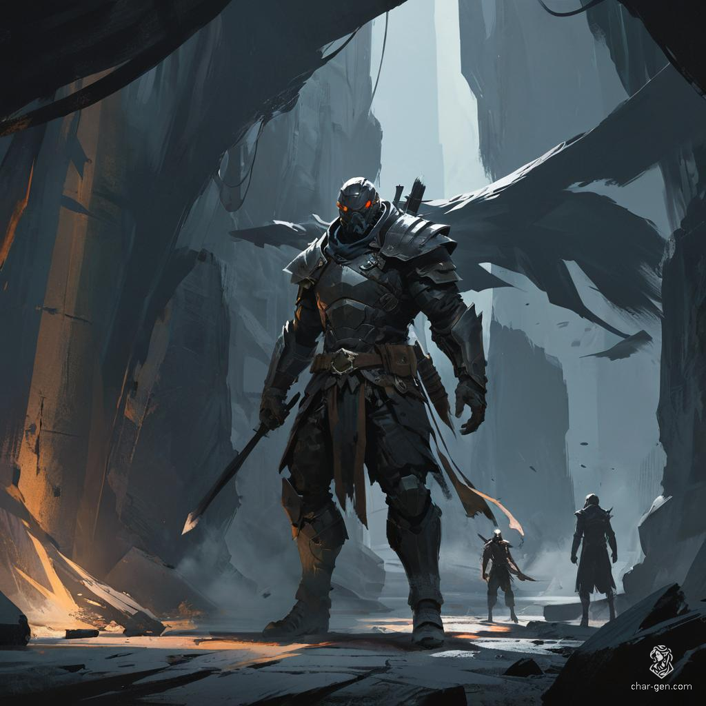 Human Ranger Guard | Npc Fantasy Art | CharGen