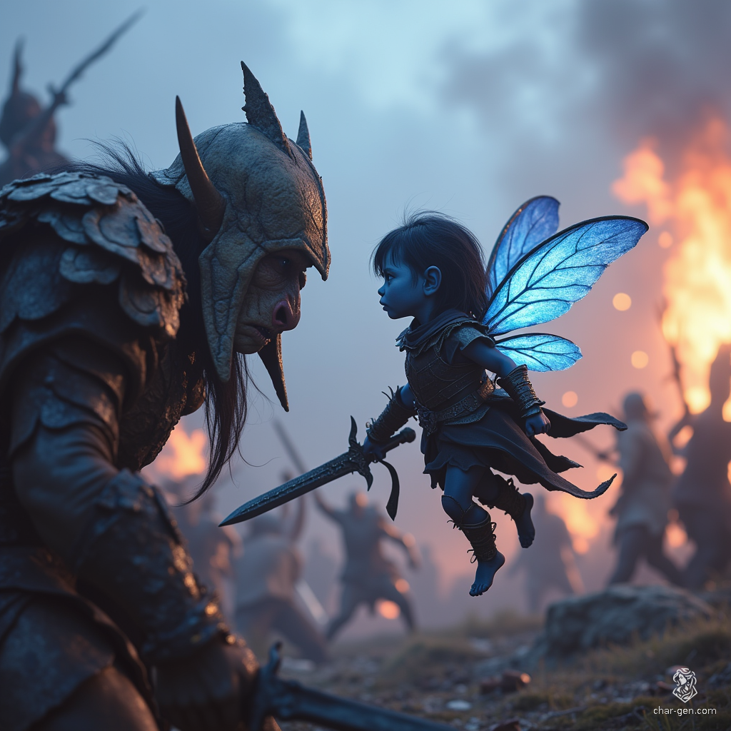 Fairy Fighter Guard | Npc Fantasy Art | CharGen