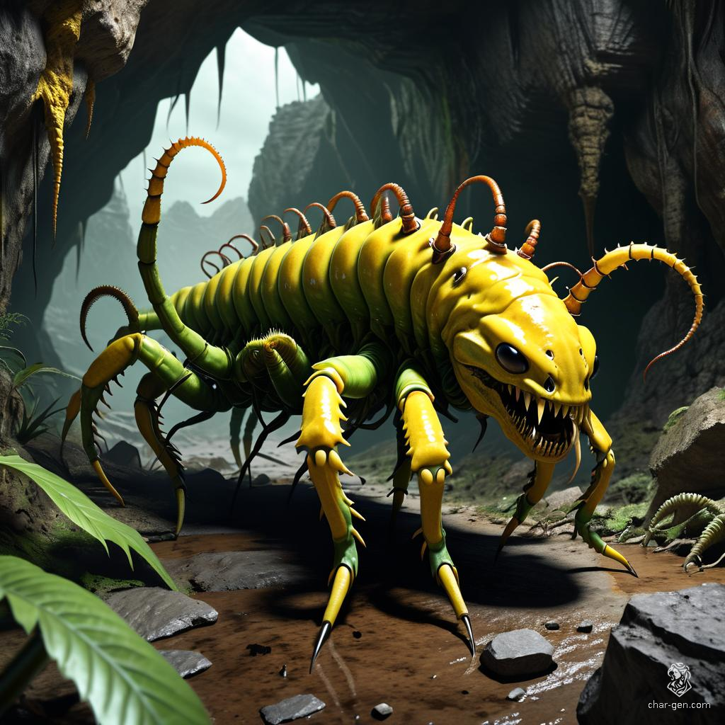 Carrion Crawler | Monster Fantasy Art | CharGen