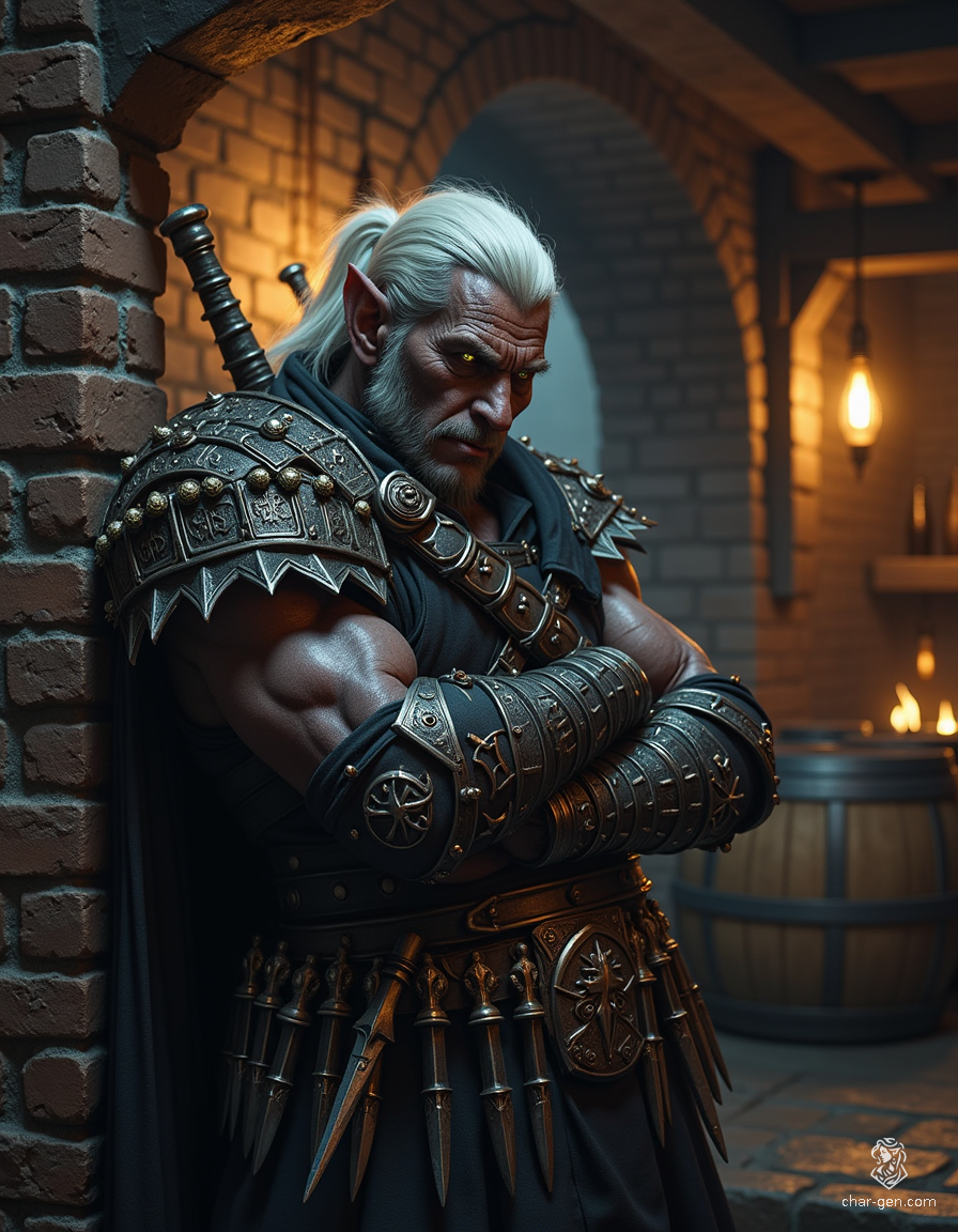 CharGen: Fantasy AI Image Generator - Npc Art by GreyImp - Drow Rogue ...