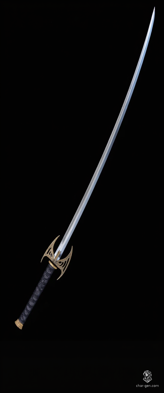 CharGen: D&D Character Art by Sorcerer3867 - in Dragon wing shaped nodachi