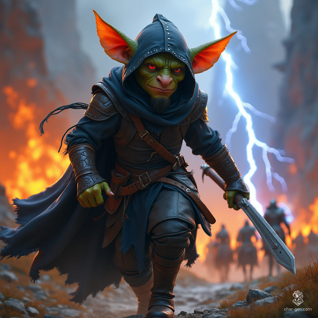 Goblin Rogue | Npc Fantasy Art | CharGen