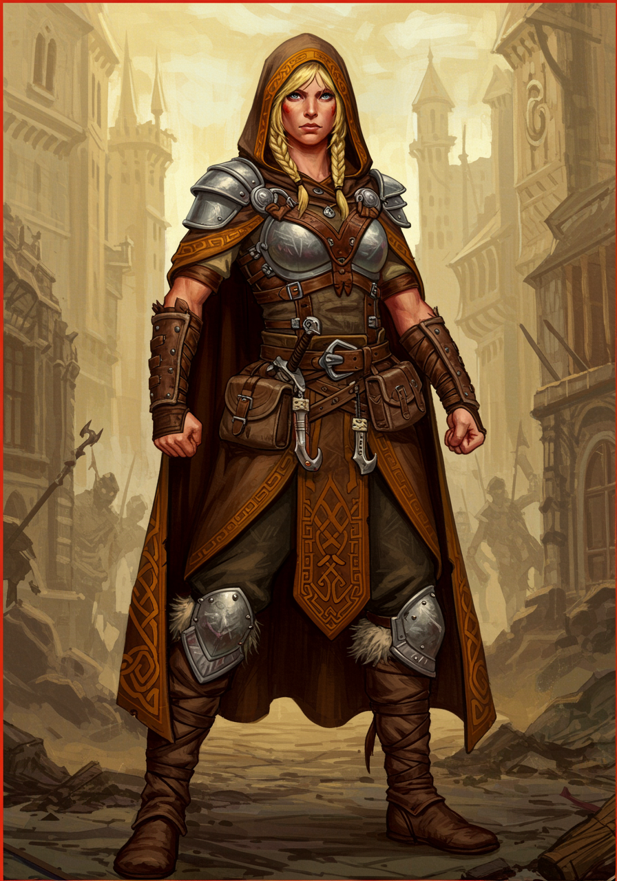 CharGen: Fantasy AI Image Generator - Npc Art by Magon - Human Slayer executioner