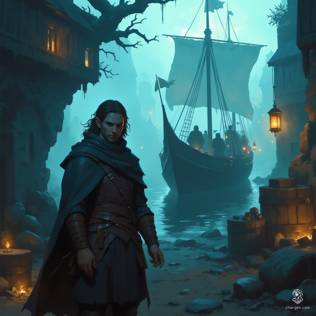 Human Rogue Bandit *NEW* | Npc Fantasy Art | CharGen