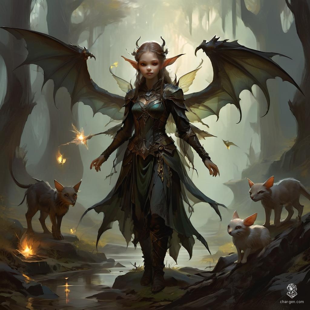 Fairy Druid | Npc Fantasy Art | CharGen