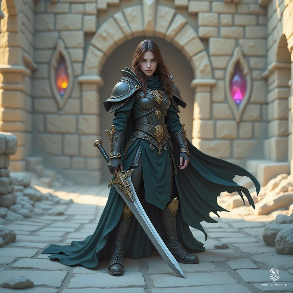 CharGen: D&D Character Art by Russiee - in Dwarven Citadel