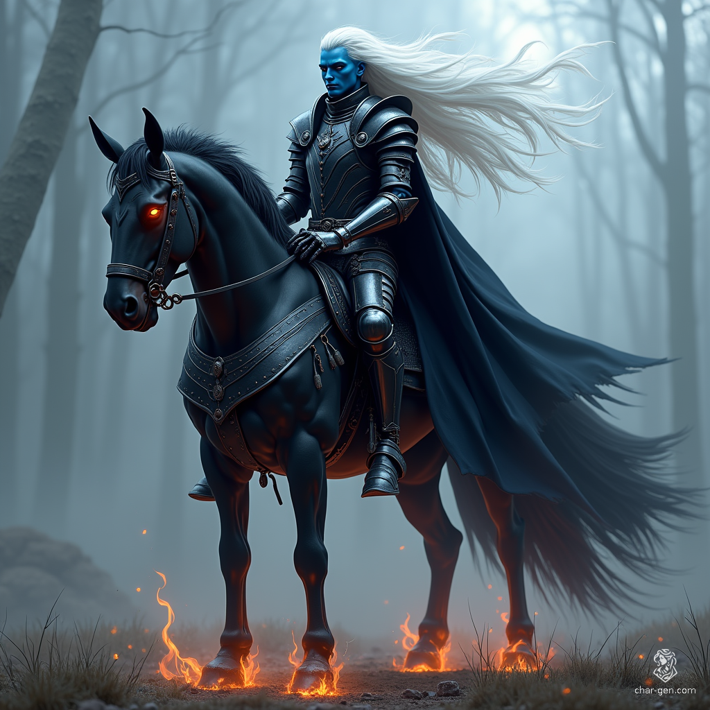 CharGen: Fantasy AI Image Generator - Character Art by Torak - in blue ...