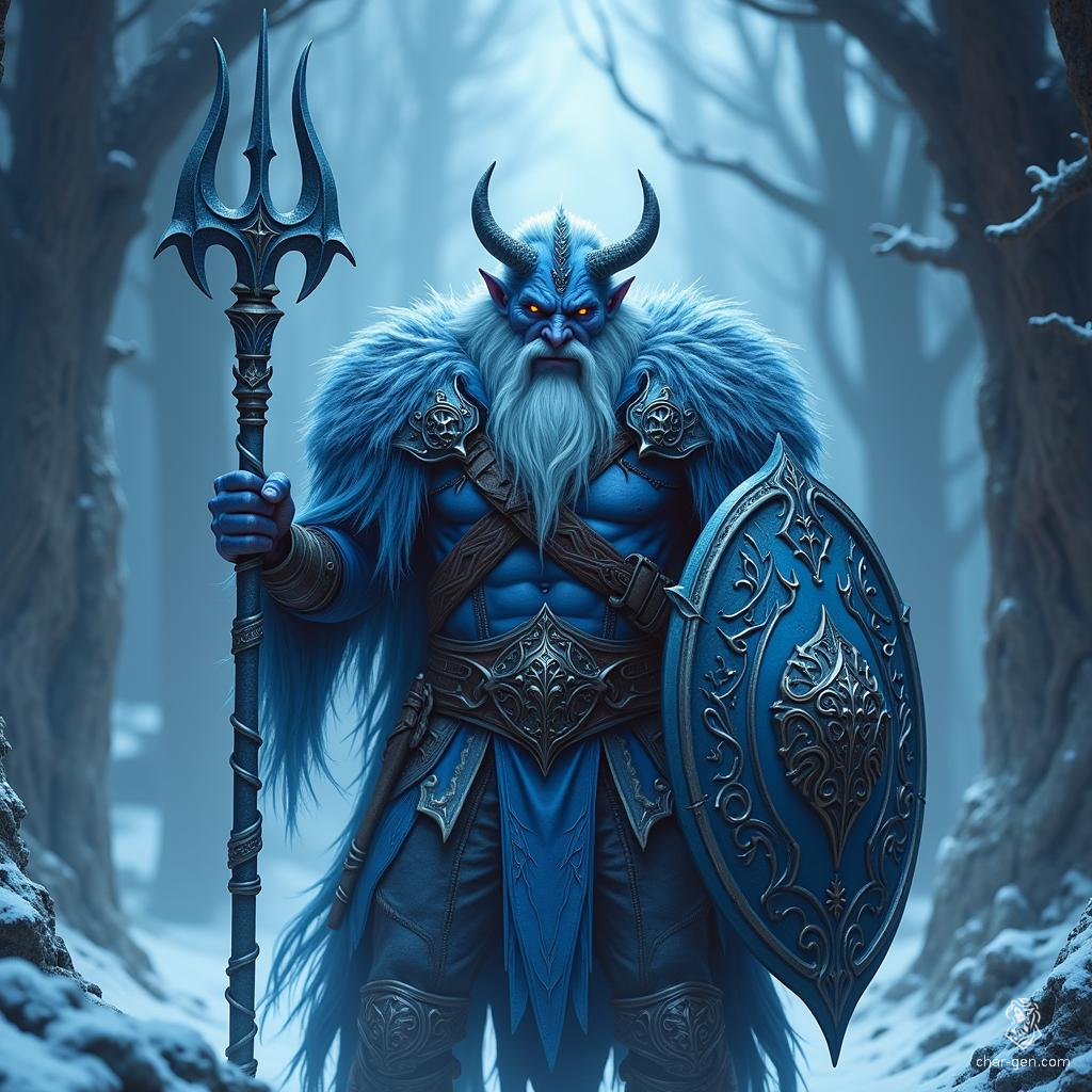 CharGen: D&D Character Art by Druid3368 - in Blue-skinned male giant ...