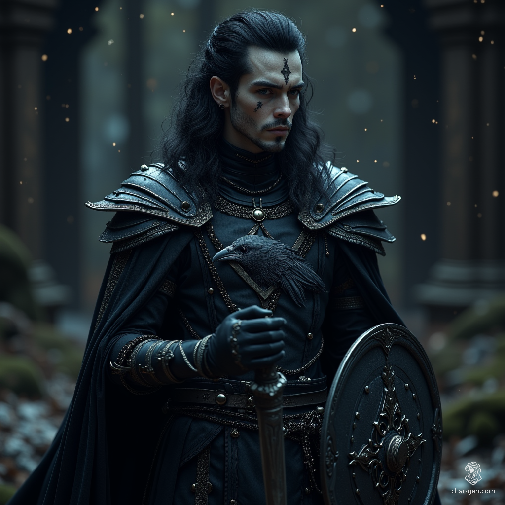 CharGen: D&D Character Art by Barbarian4081 - in male grey elf, cleric ...