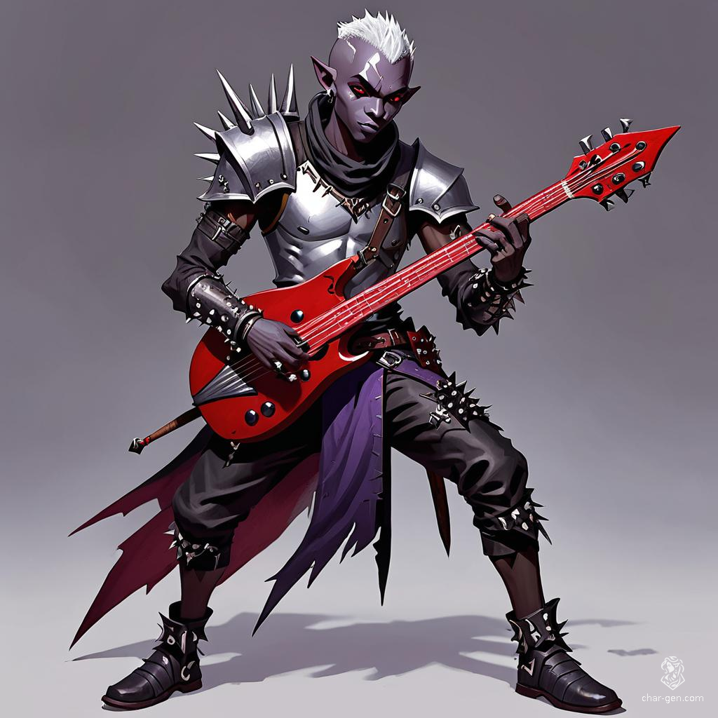 CharGen: D&D Character Art by Warlock2637 - in Create a Male Drow Bard ...