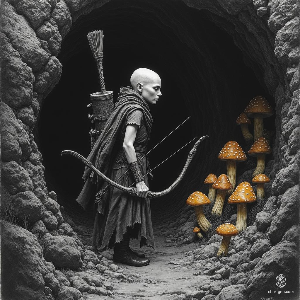 Deep Gnome Ranger Archer | Npc Fantasy Art | CharGen