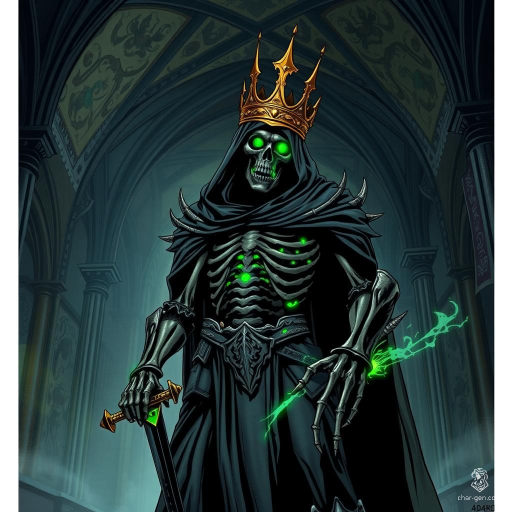 CharGen: D&D Monster Art by Wizard3045 - Lich in Castle