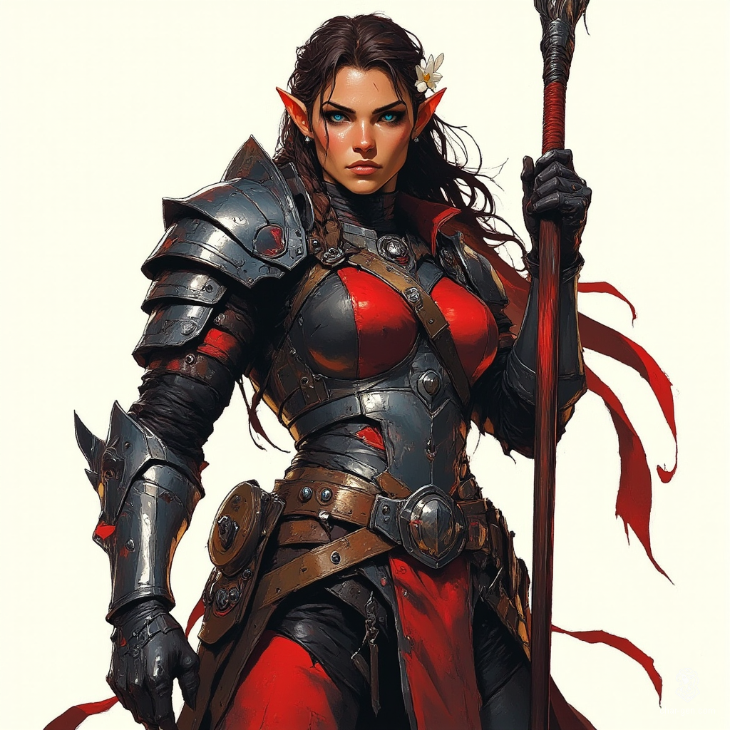 CharGen: D&D Npc Art by Making elves - Elf
