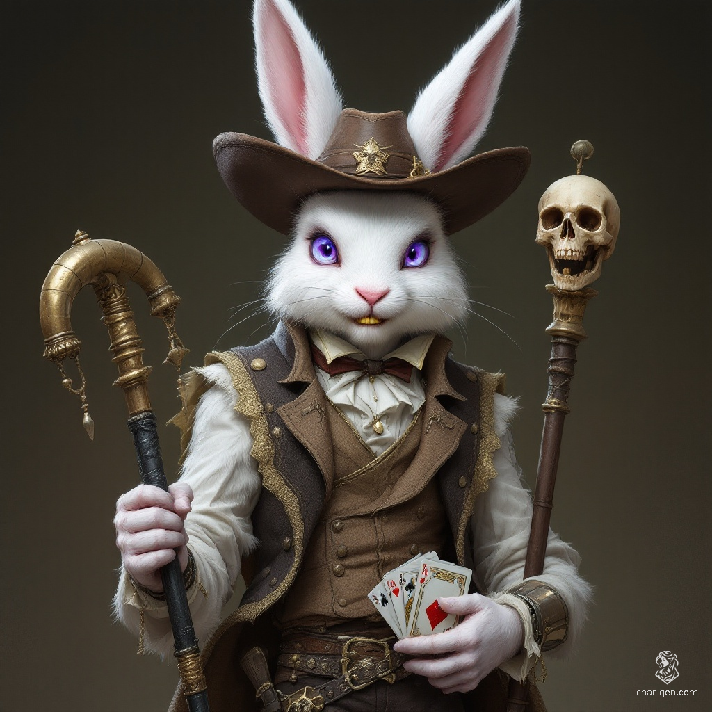 CharGen: D&D Character Art by Artificer3206 - in A male albino rabbit ...