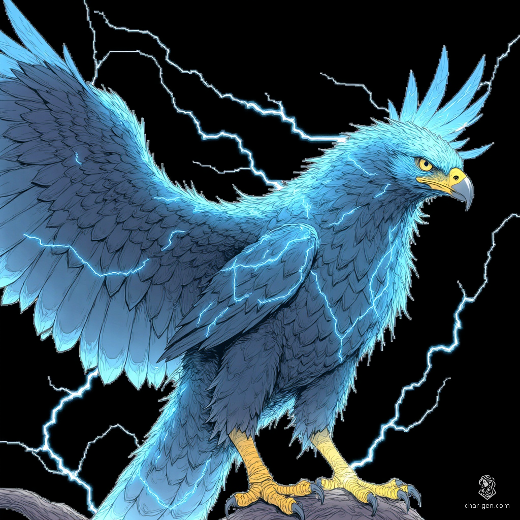 CharGen: D&D Monster Art by BorjaFM - in A majestic elemental hawk made ...