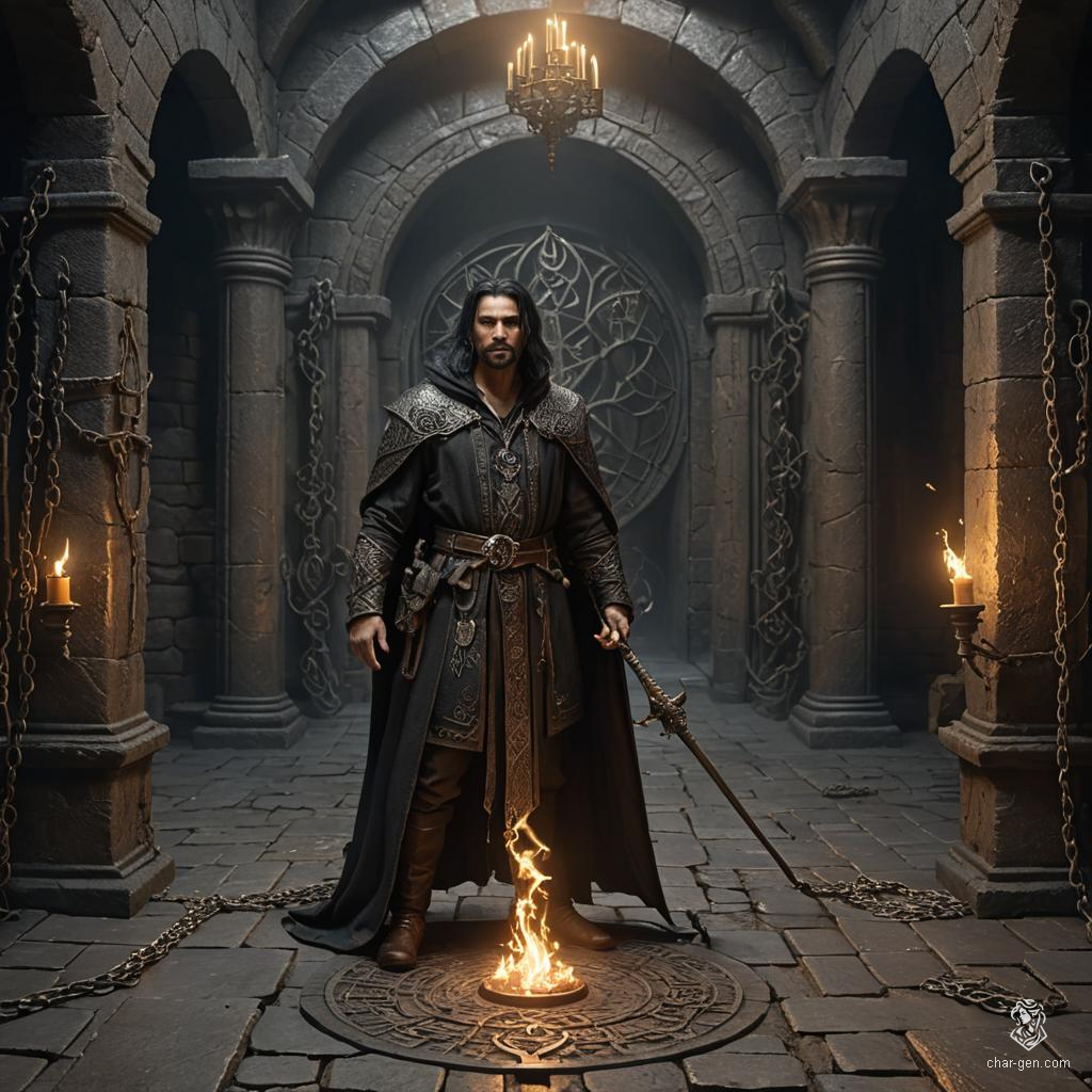 Human Wizard | Npc Fantasy Art | CharGen