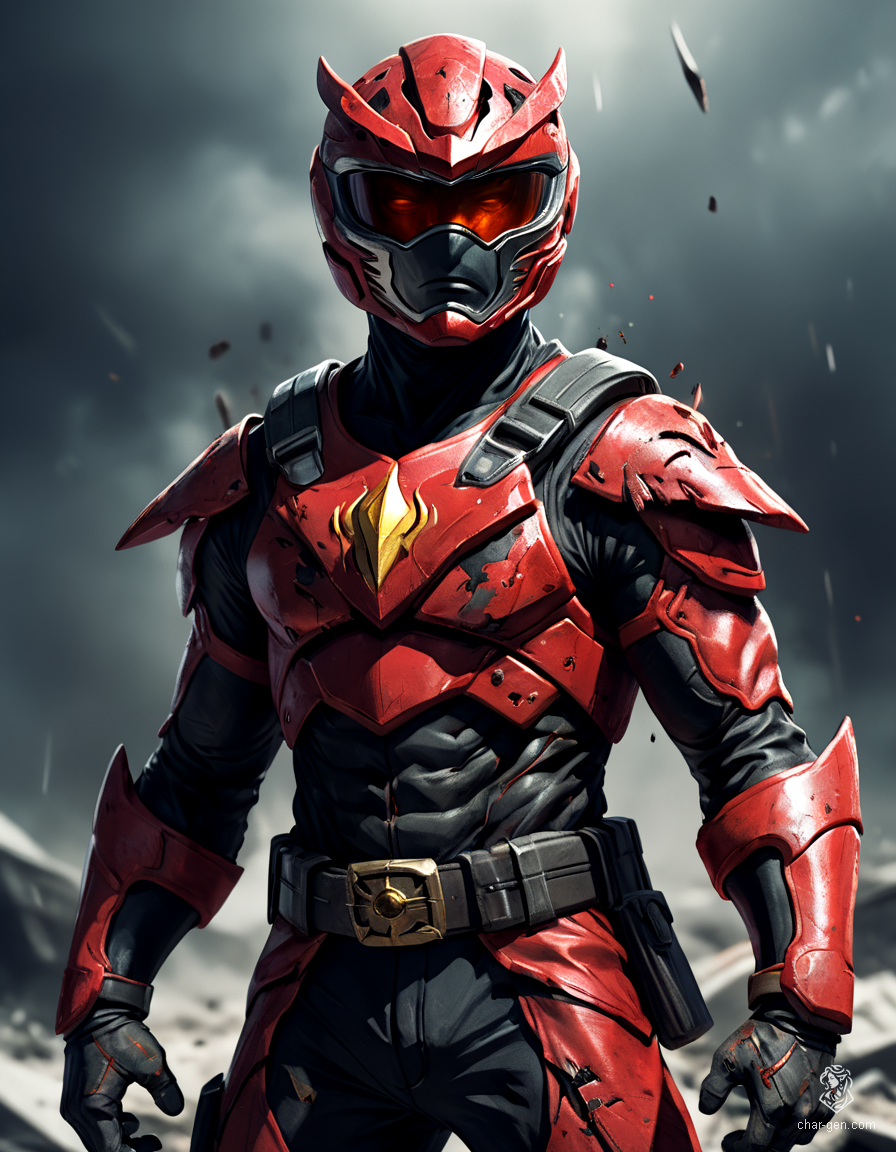 CharGen: D&D Character Art by Fighter4965 - in A male red power ranger ...