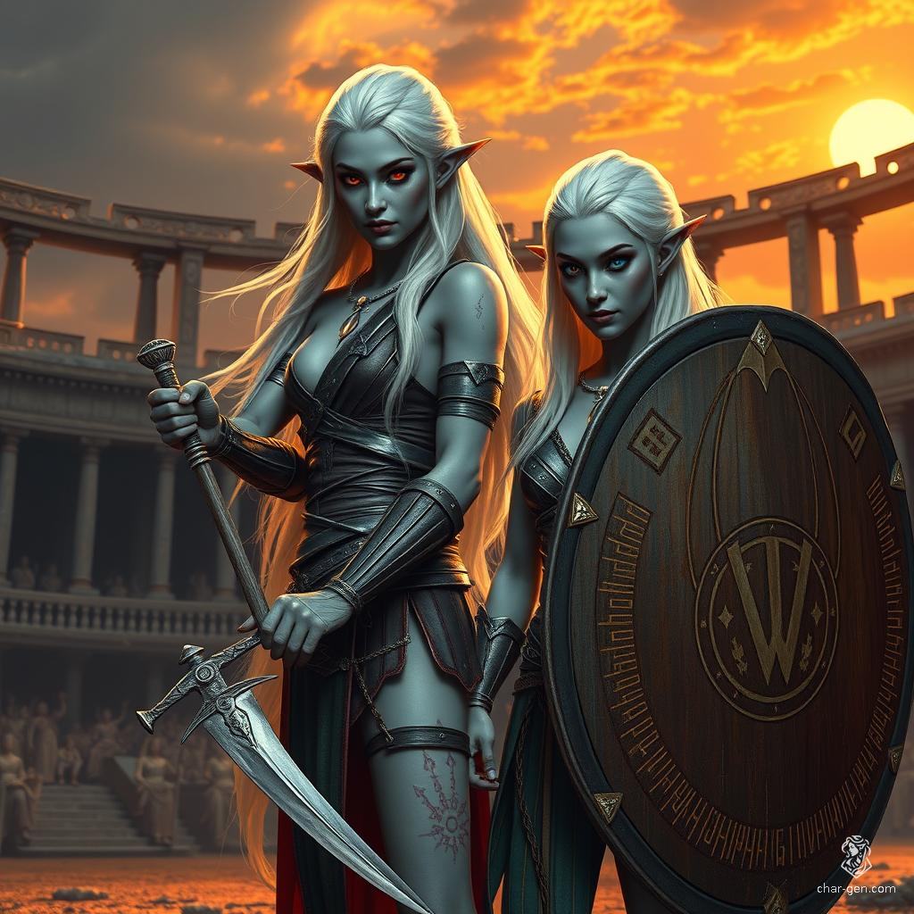 CharGen: D&D Character Art by Fighter2634 - in Two battle-hardened ...