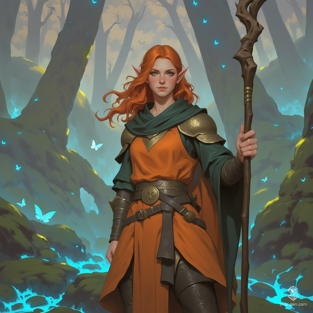 CharGen: D&D Character Art by Barbarian4081 - in Female elf ranger ...