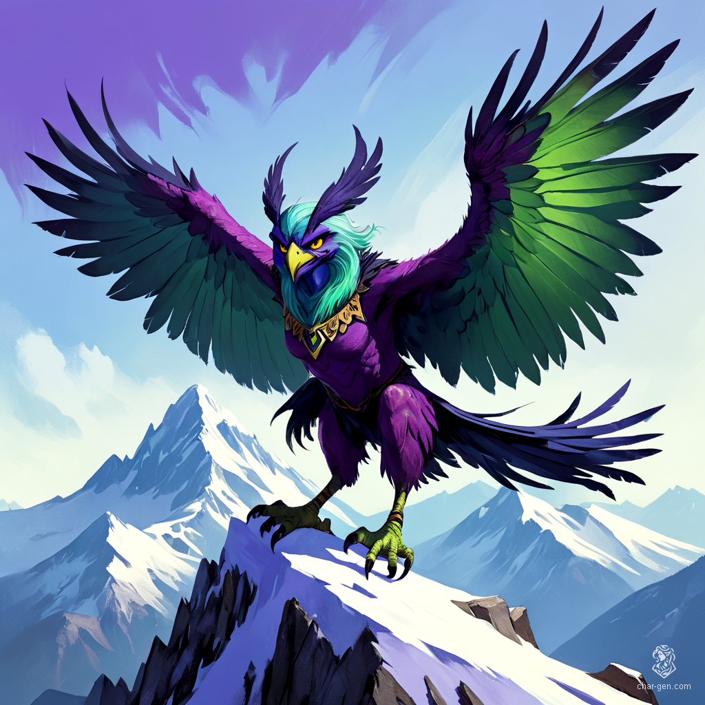 Harpy | Monster Fantasy Art | CharGen