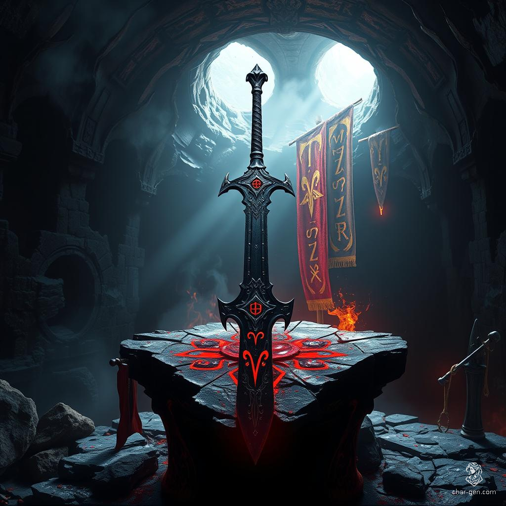 Weapon - Shadowrend | Item Fantasy Art | CharGen