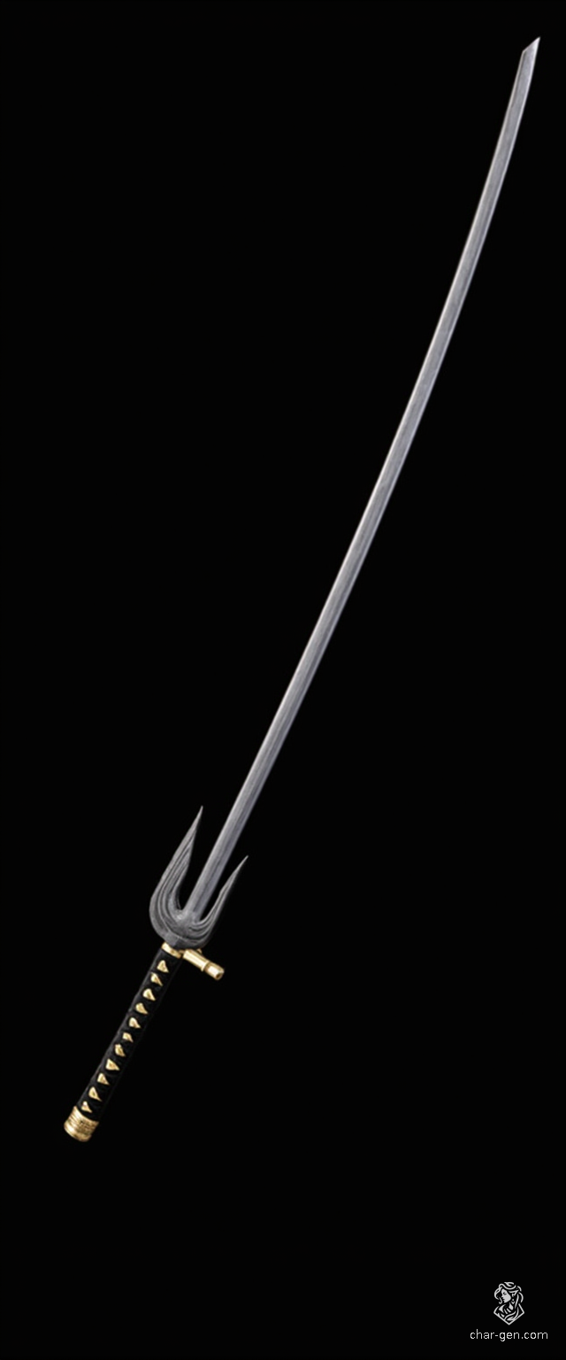 CharGen: D&D Character Art by Sorcerer3867 - in Dragon wing shaped nodachi