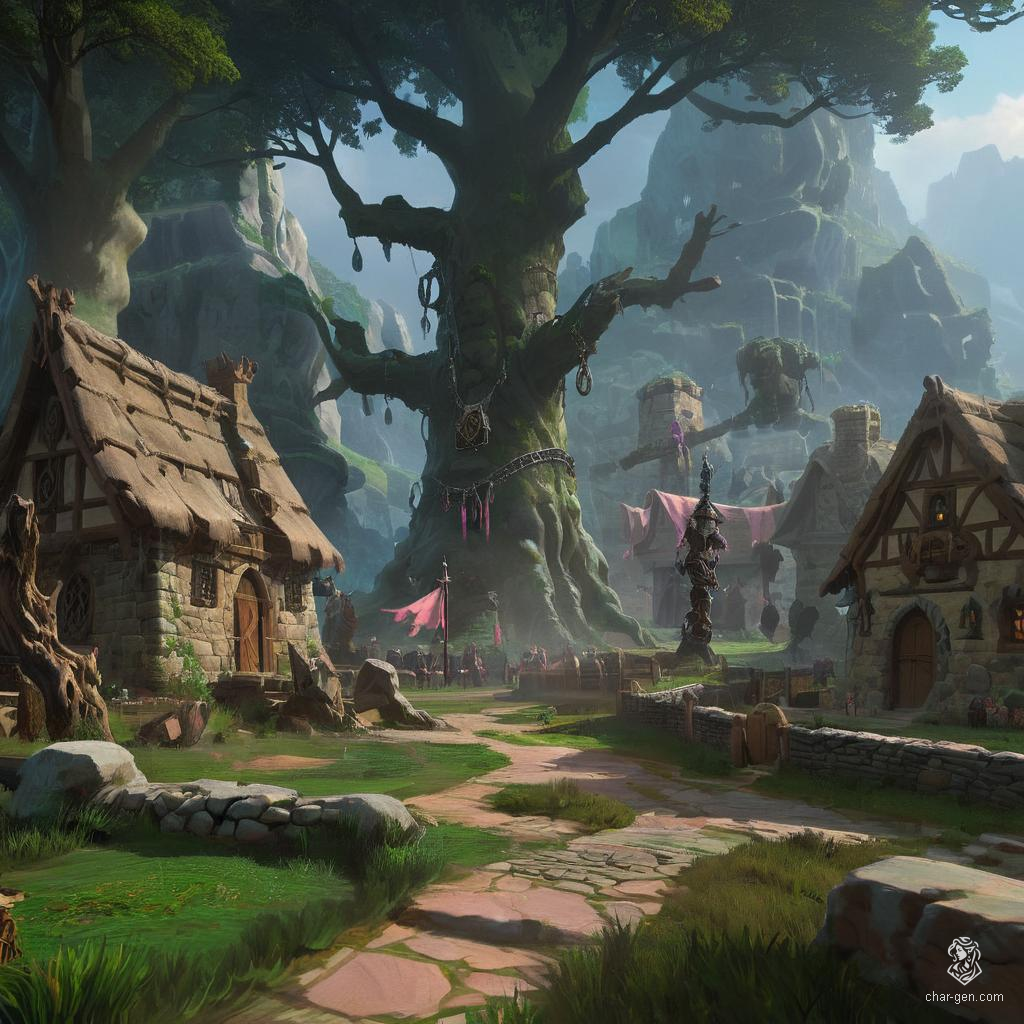 Orc Warlock | Npc Fantasy Art | CharGen