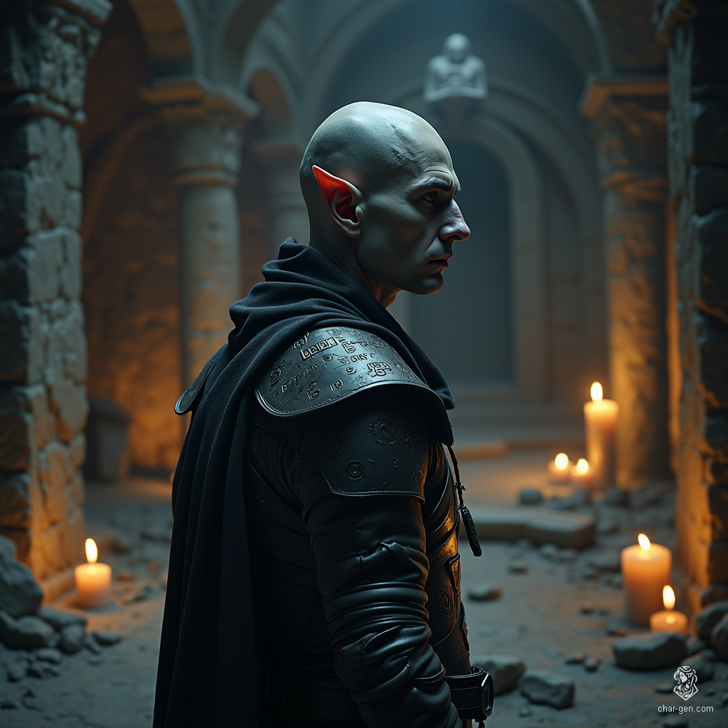 CharGen: D&D Character Art by Barbarian4081 - in male grey skin elf ...