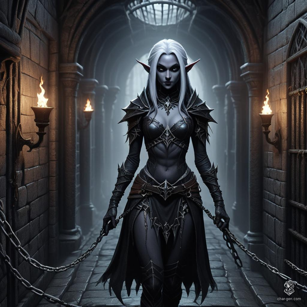 Drow Rogue | Npc Fantasy Art | CharGen