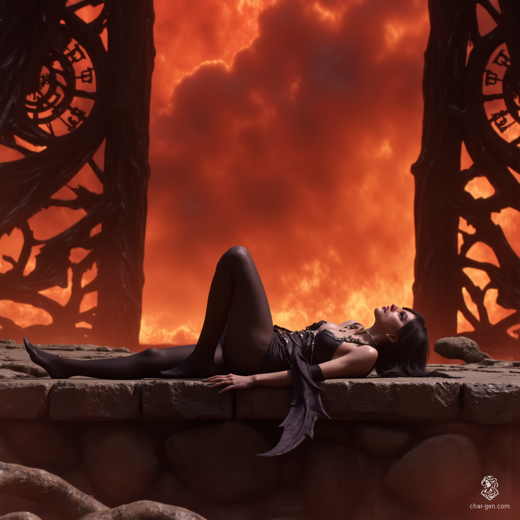 CharGen: D&D Character Art by Chefanie - in A captivating succubus lies ...