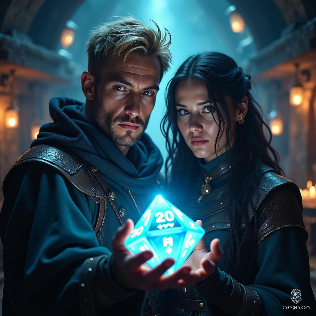 CharGen: D&D Character Art by Cleric3296 - in A brave, strong man with short, messy blond hair ...