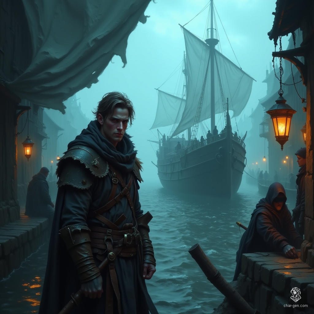 Human Rogue Bandit *NEW* | Npc Fantasy Art | CharGen