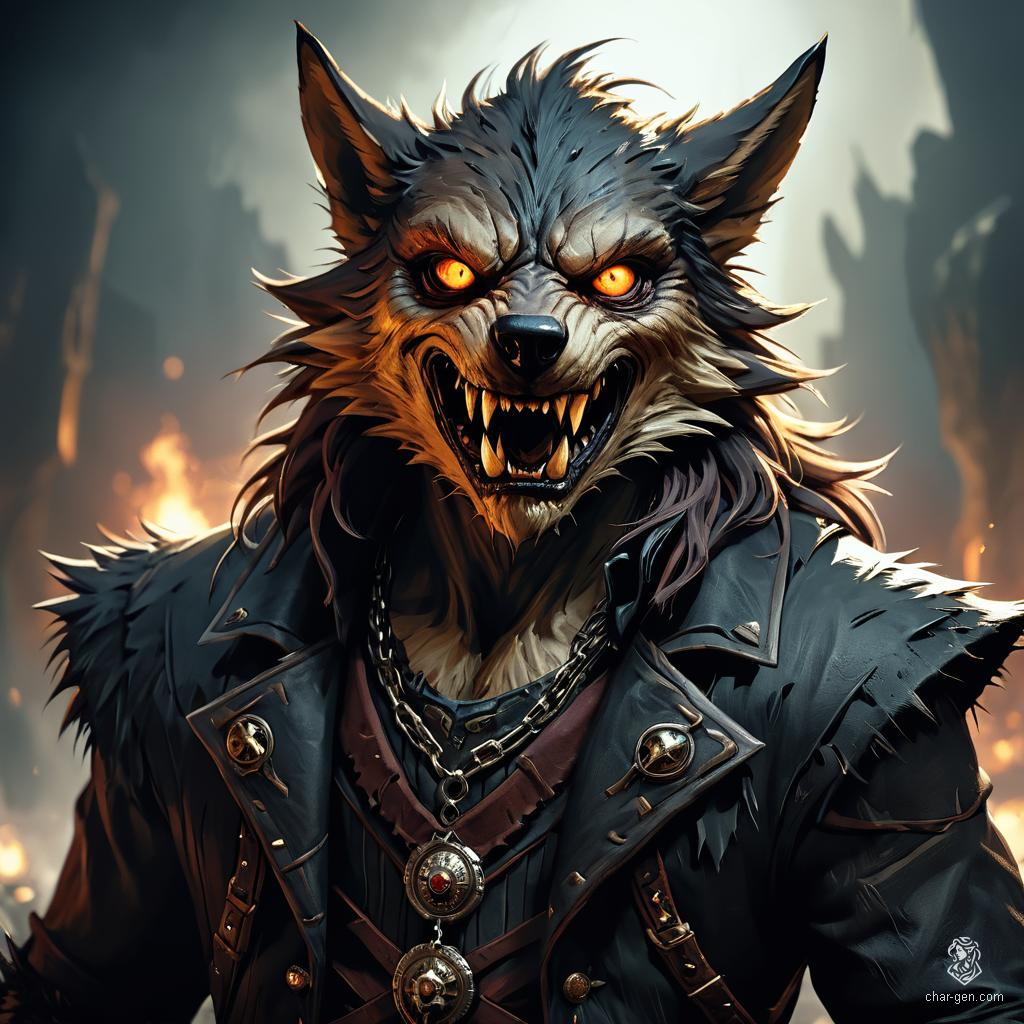 Jackalwere | Monster Fantasy Art | CharGen