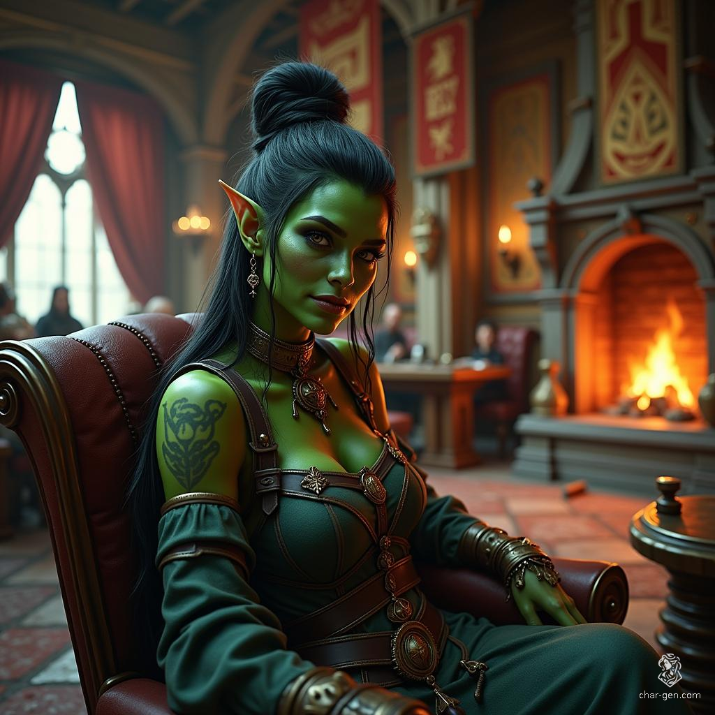 Half Orc | Npc Fantasy Art | CharGen