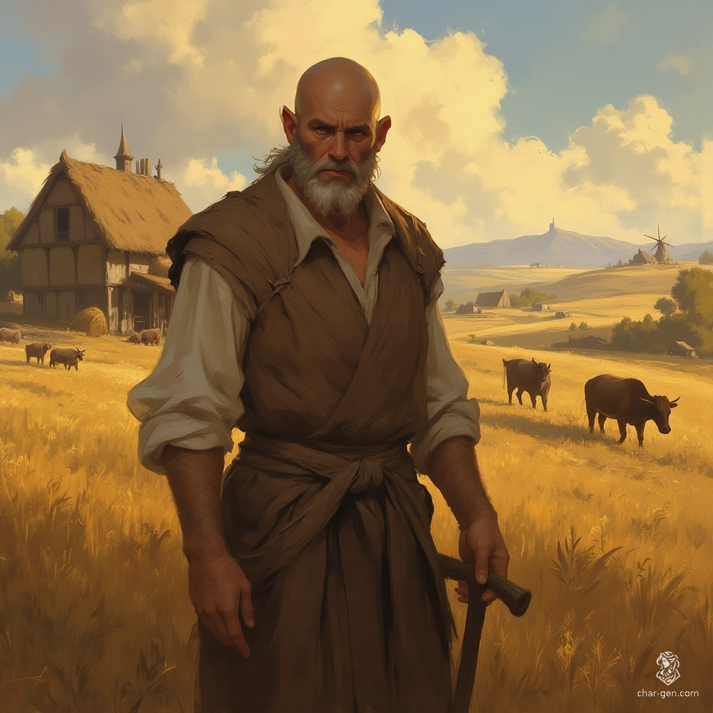 Human Farmer | Npc Fantasy Art | CharGen