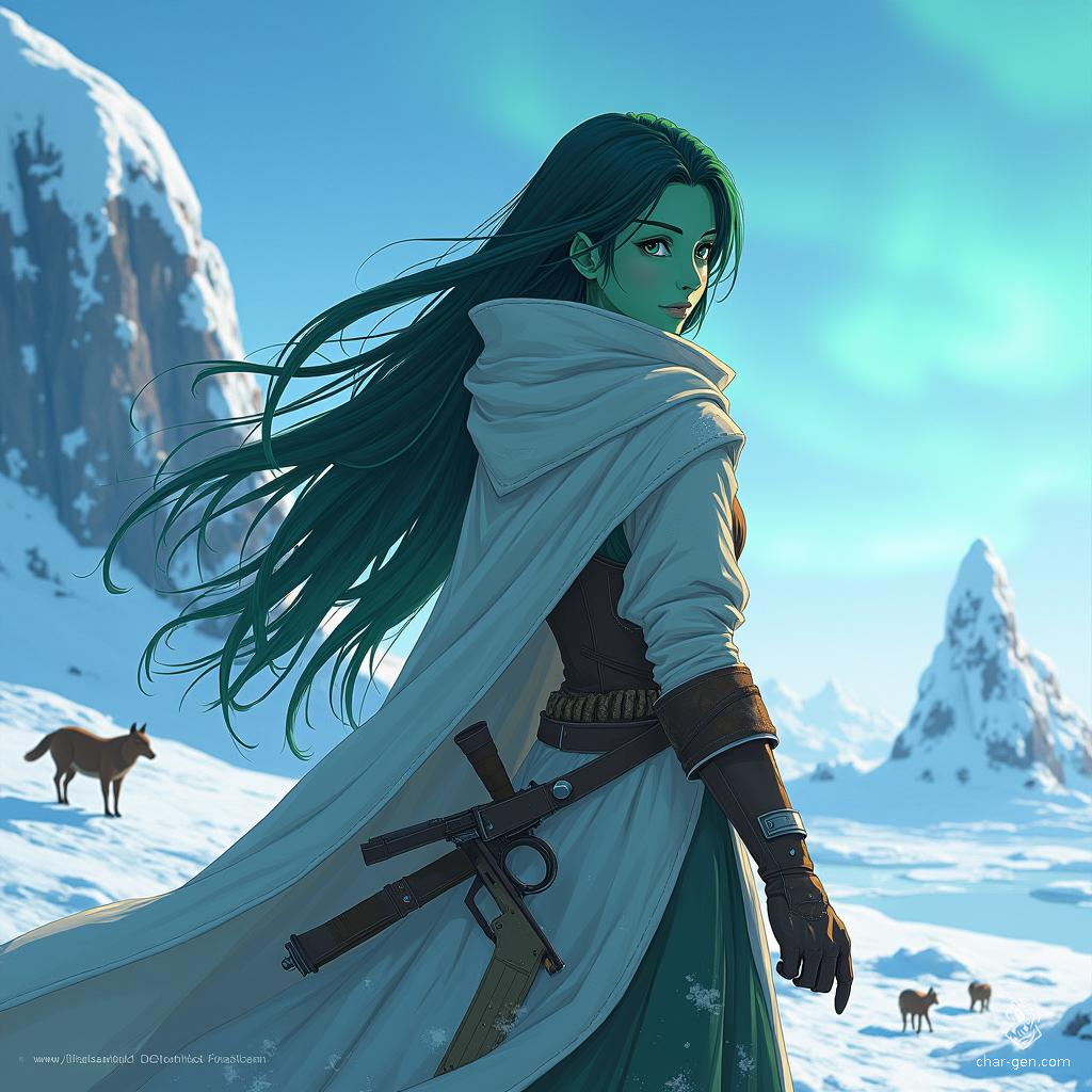 Half Elf Druid Spy *NEW* | Npc Fantasy Art | CharGen