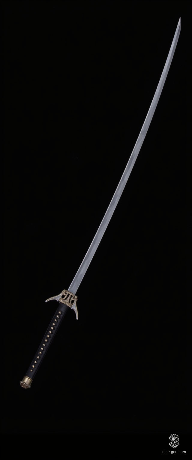 CharGen: D&D Character Art by Sorcerer3867 - in Dragon wing shaped nodachi