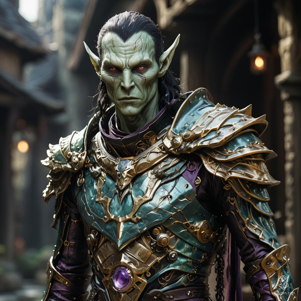 CharGen: D&D Npc Art by Sorcerer1921 - Githyanki Wizard Butcher in ...