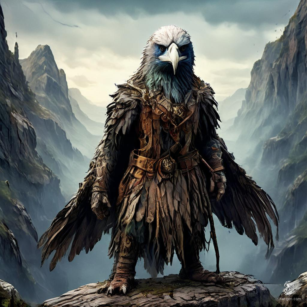 Aarakocra Ranger | Npc Fantasy Art | CharGen