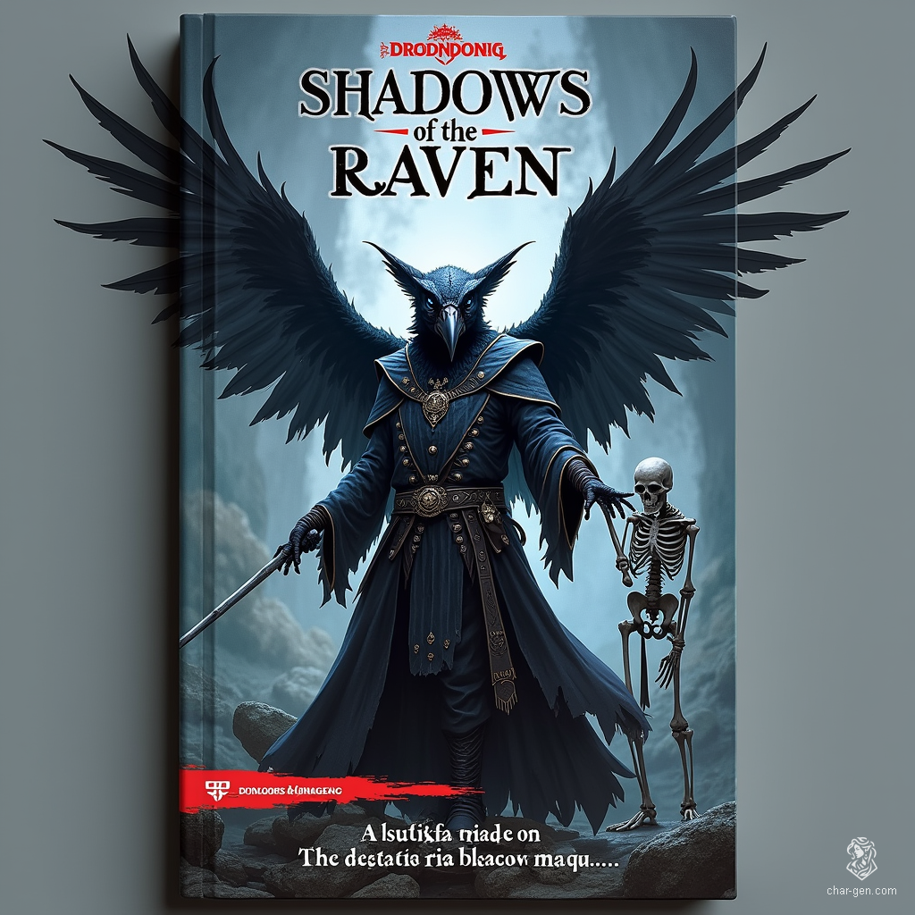 CharGen: D&D Character Art by Barbarian3588 - in A therianthropic raven ...