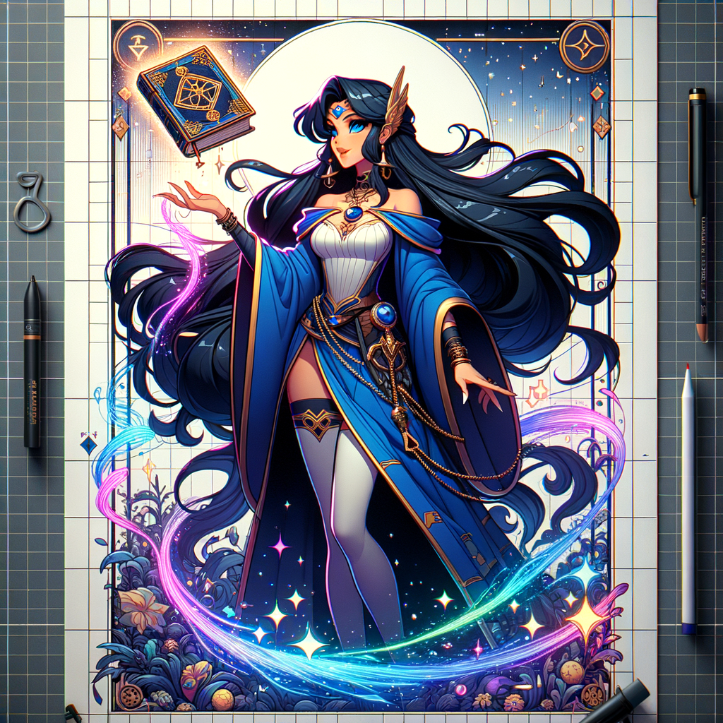 Human Wizard | Npc Fantasy Art | CharGen