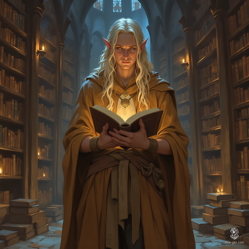Half Elf Dhampir Cleric Cemetery Caretaker | Npc Fantasy Art | CharGen