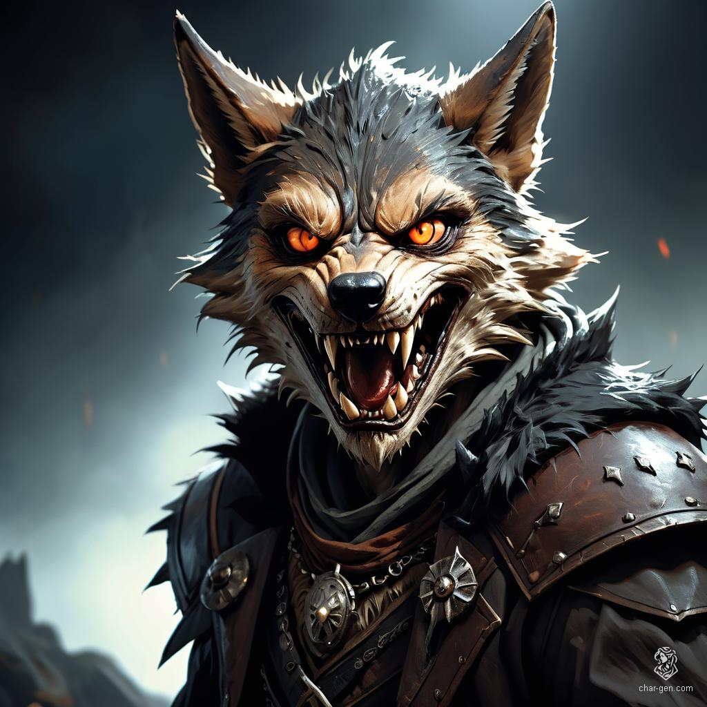 Jackalwere | Monster Fantasy Art | CharGen