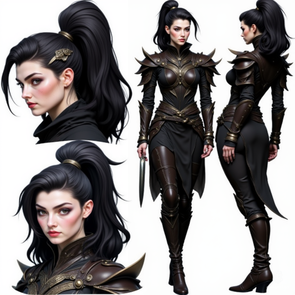 Human Rogue Charlatan *NEW* | Npc Fantasy Art | CharGen
